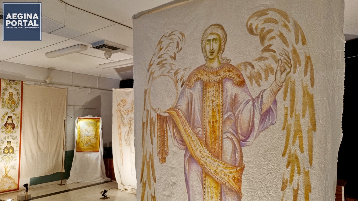 "Πάσα Πνοή". Εικαστική έκθεση αγιογραφίας του Ηλία Καπάνταη στο ...